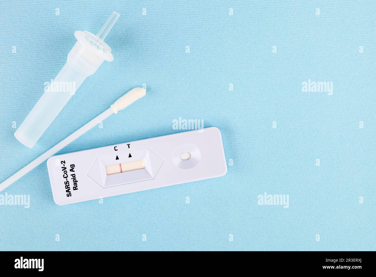 COVID-19 home AG rapid test Stock Photo - Alamy