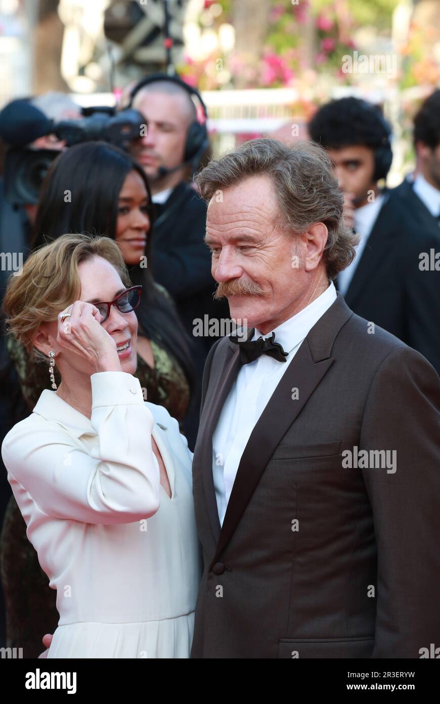 Cannes, France, 23rd May, 2023. Bryan Cranston and Robin Dearden ...