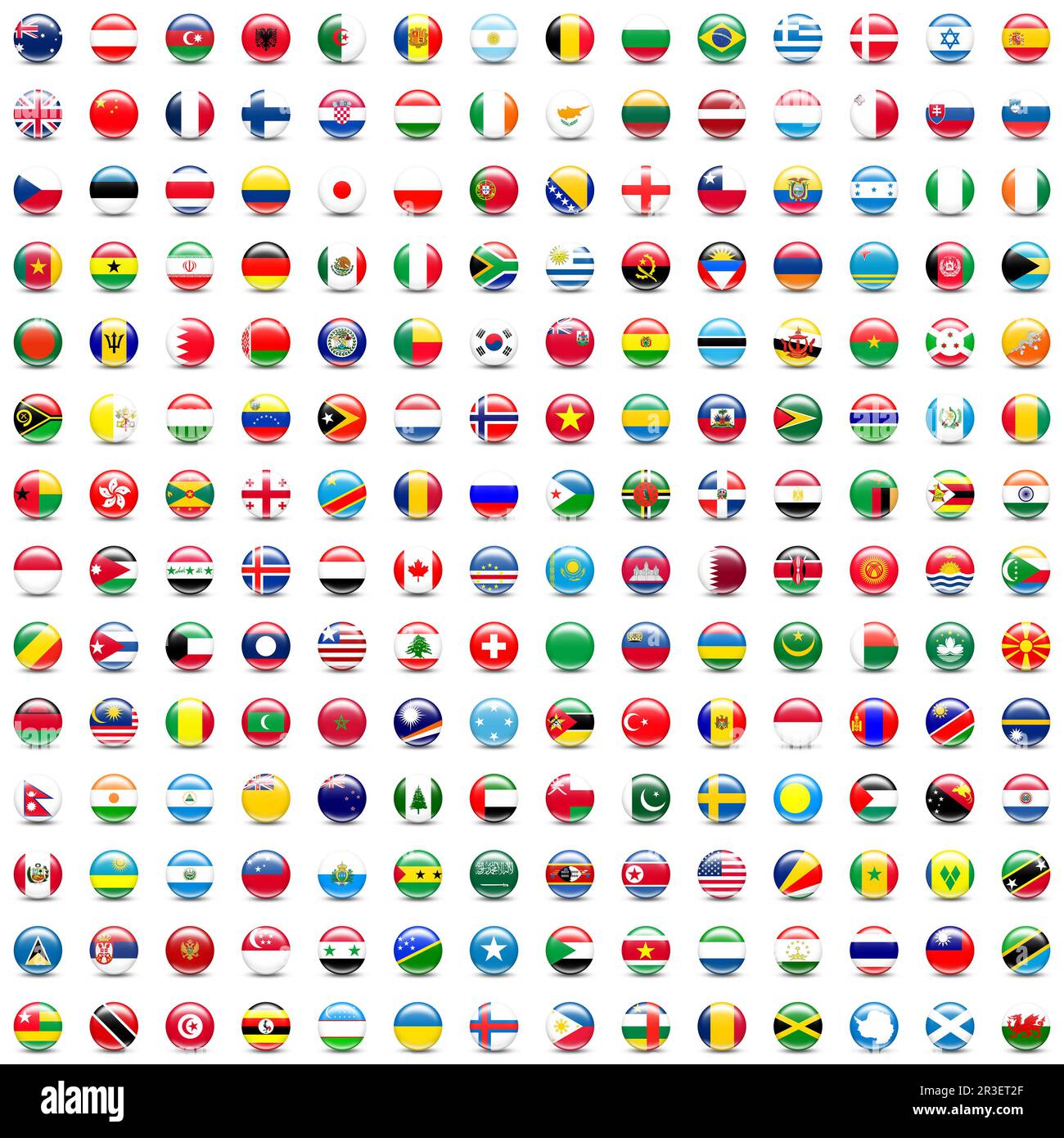 Map countries in north Cut Out Stock Images & Pictures - Alamy