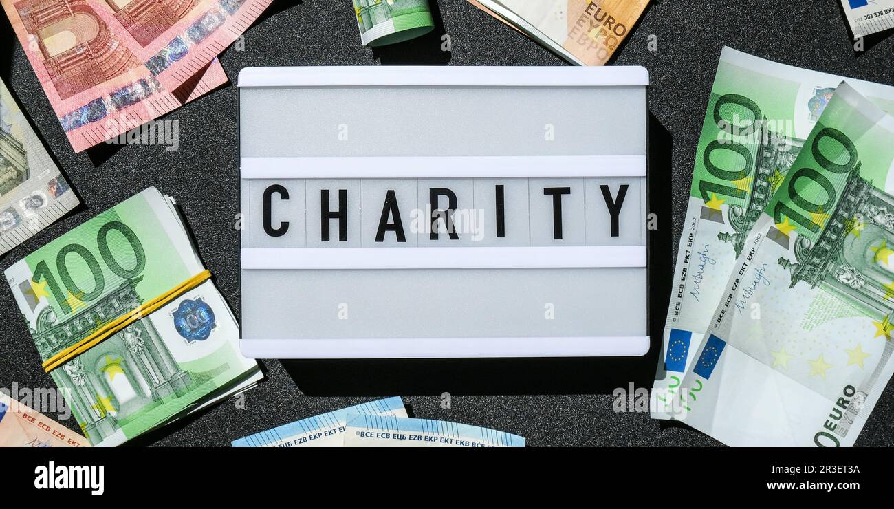 Donate money change the world hi-res stock photography and images - Alamy
