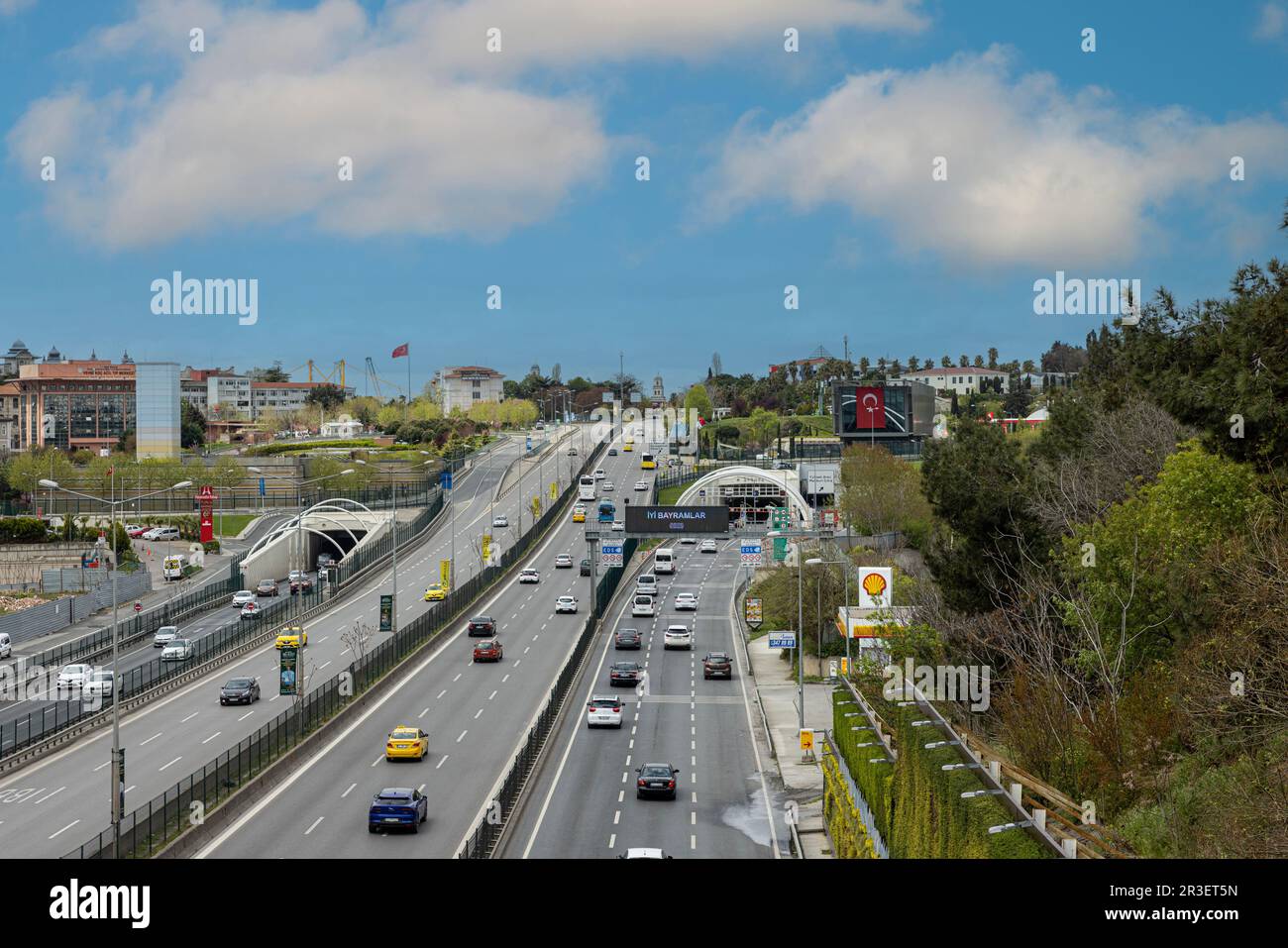 Istanbul, Turkey April 23, 2023 ; Eurasia Tunnel (Eurasia Tuneli) or ...