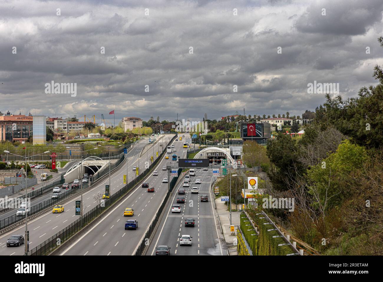 Istanbul, Turkey April 23, 2023 ; Eurasia Tunnel (Eurasia Tuneli) or ...