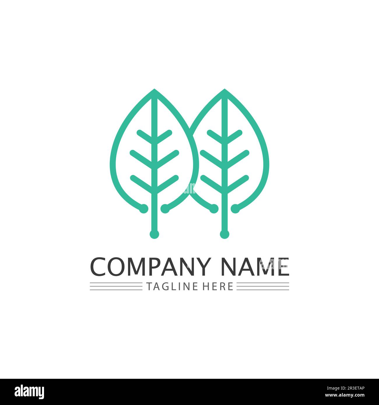 Tree leaf vector and green logo design friendly concept Stock Vector ...