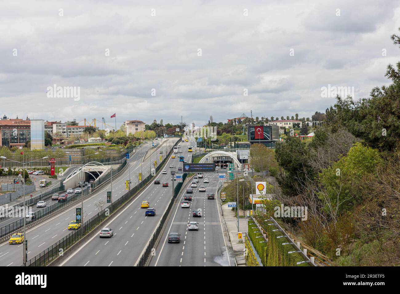 Istanbul, Turkey April 23, 2023 ; Eurasia Tunnel (Eurasia Tuneli) or ...