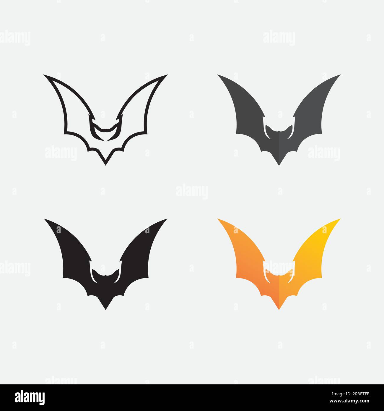 Bat logo animal and vector, wings, black, halloween, vampire, gothic ...