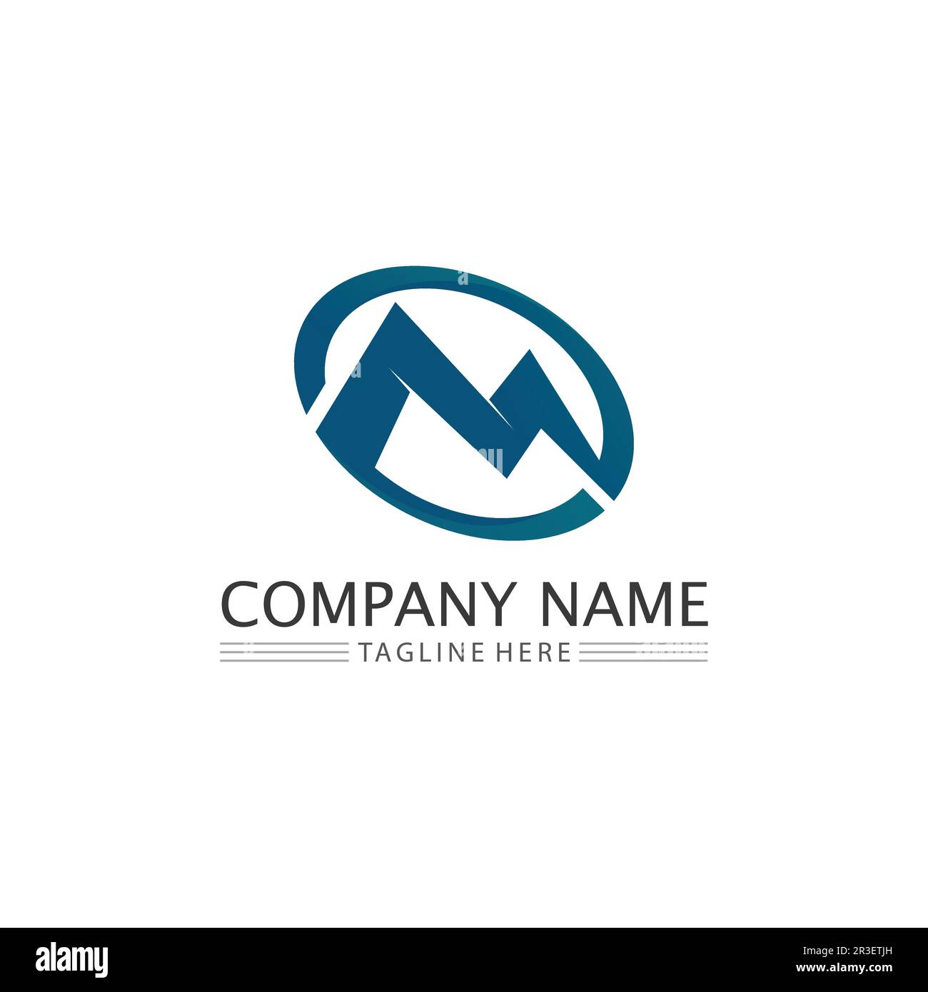 M Letter and M font icon Logo Template vector illustration design Stock ...