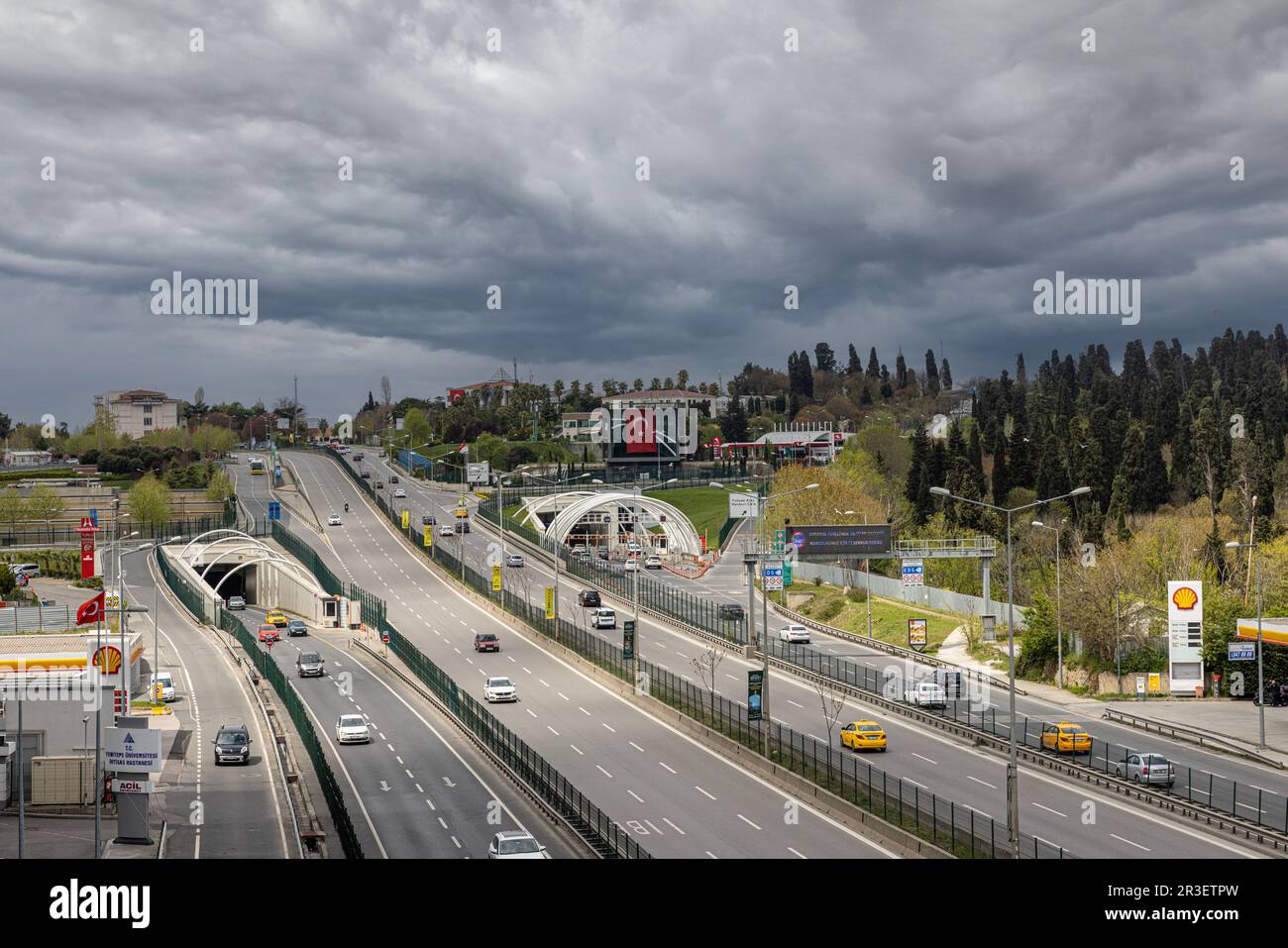 Istanbul, Turkey April 23, 2023 ; Eurasia Tunnel (Eurasia Tuneli) or ...