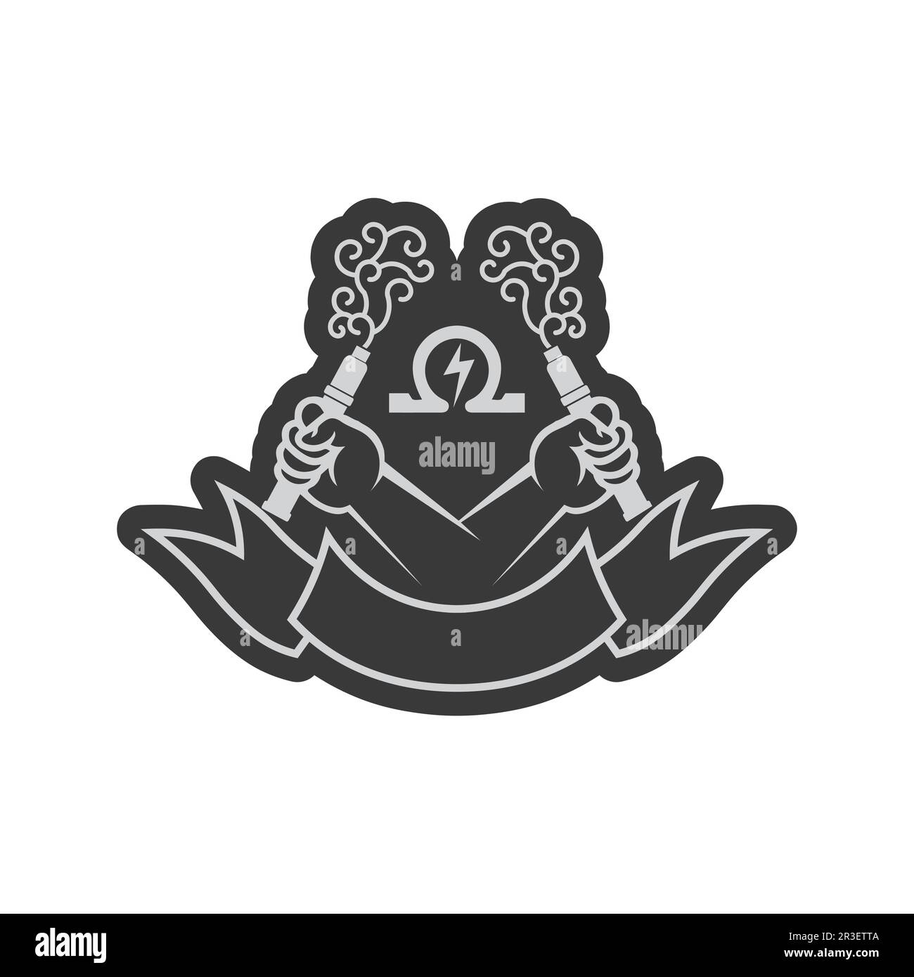 Mod circle logo Stock Vector Images - Alamy