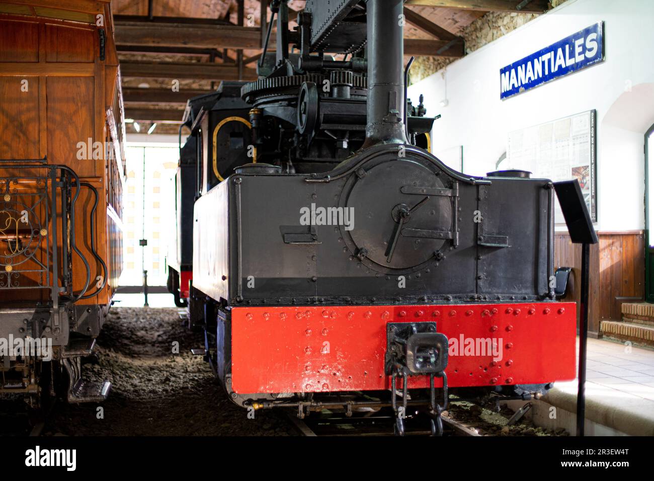 Steam engine. Train at Rio Tinto. Locomotive Stock Photo - Alamy