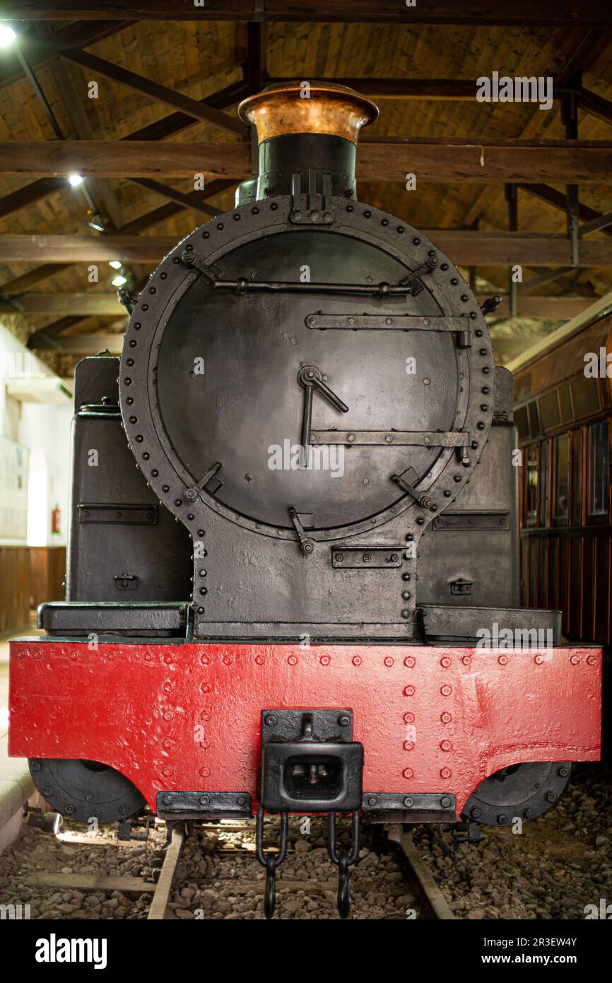 Steam engine. Train at Rio Tinto. Locomotive Stock Photo - Alamy