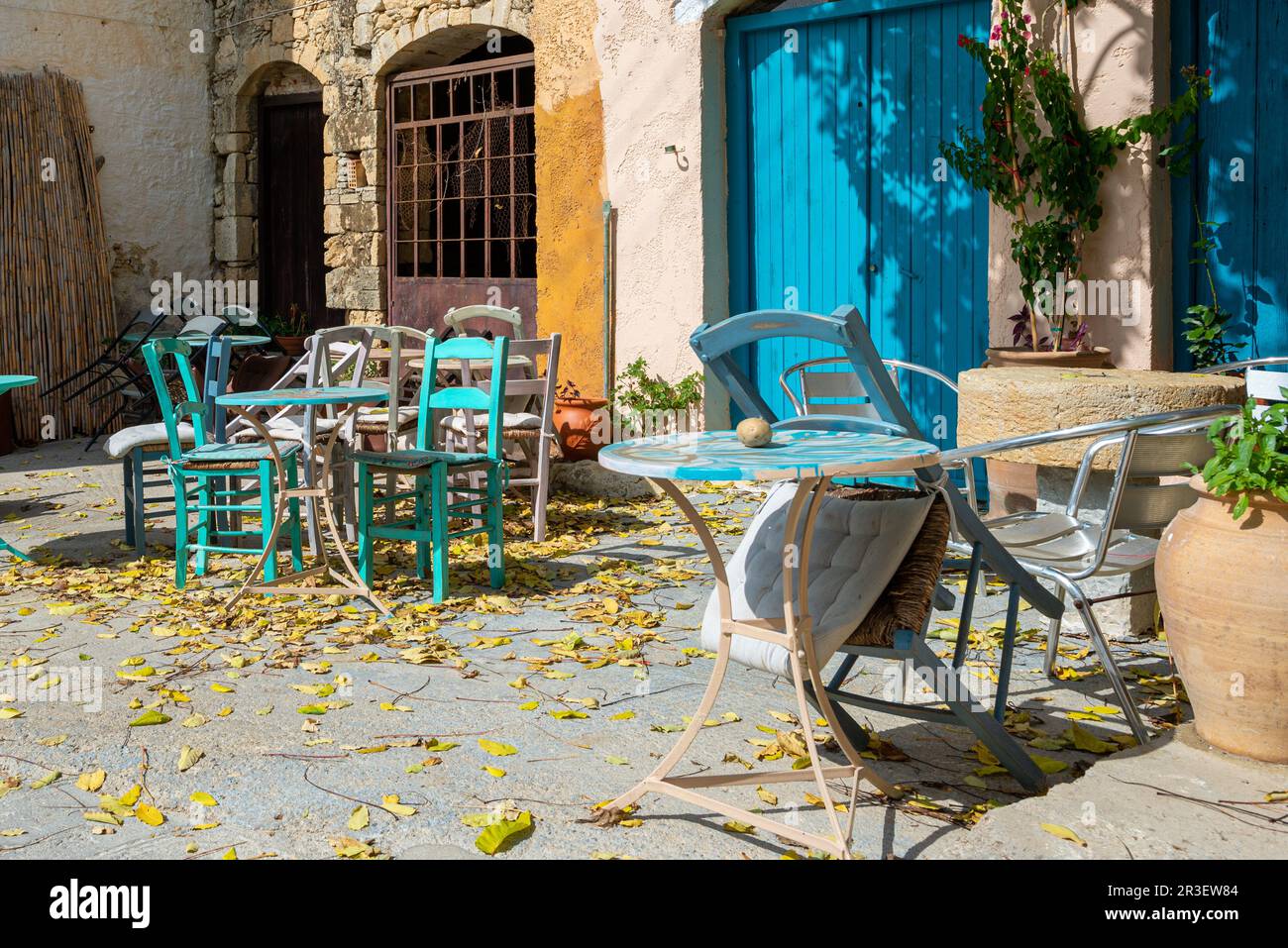 Impressions from the greek village Pitsidia on Crete Stock Photo - Alamy