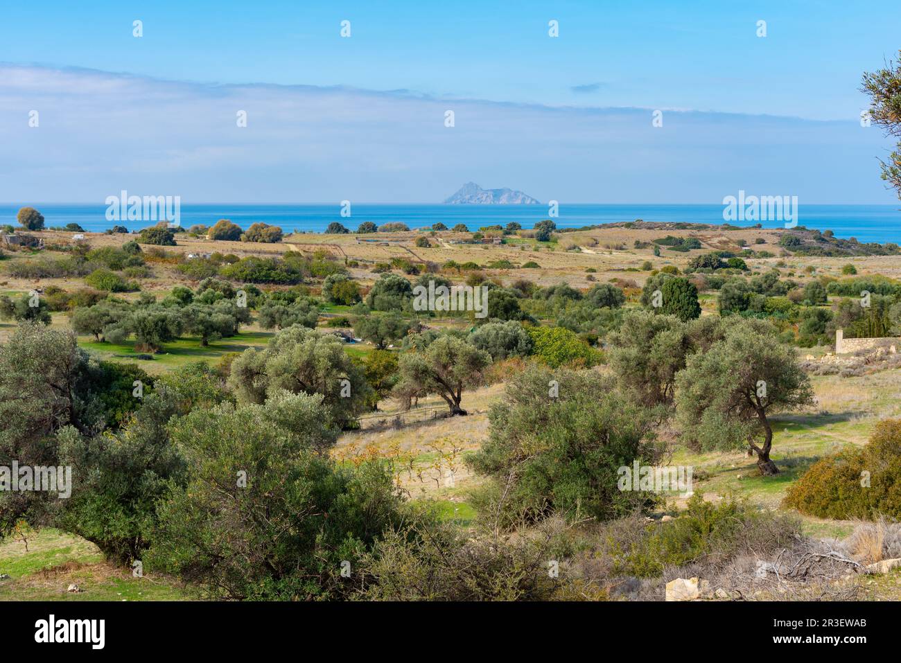 Landscape in the south-west coast of Crete Stock Photo - Alamy