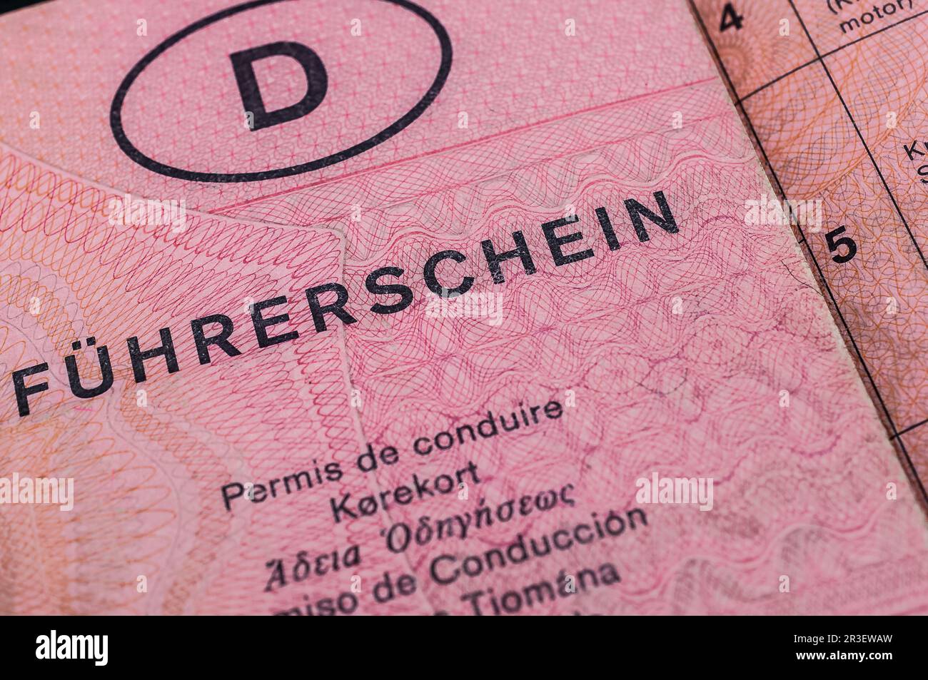 Driving license in Germany Stock Photo - Alamy