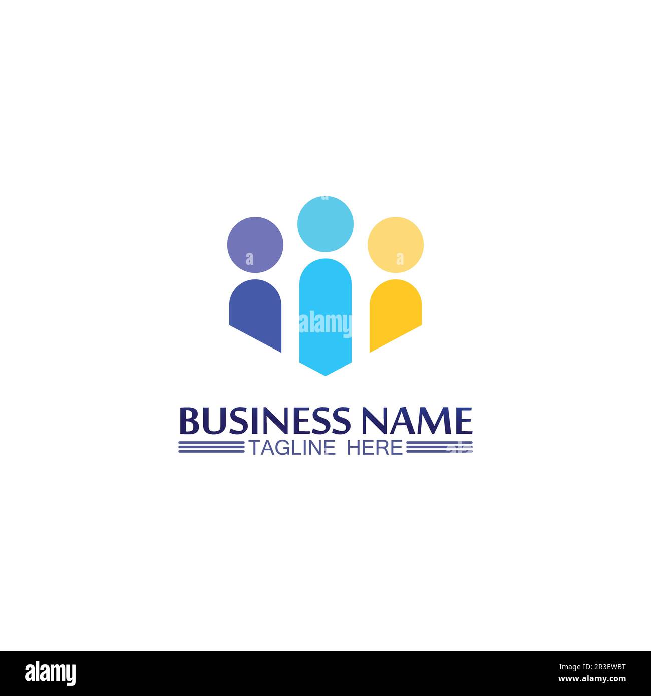Community logo people work team and business vector logo and design ...