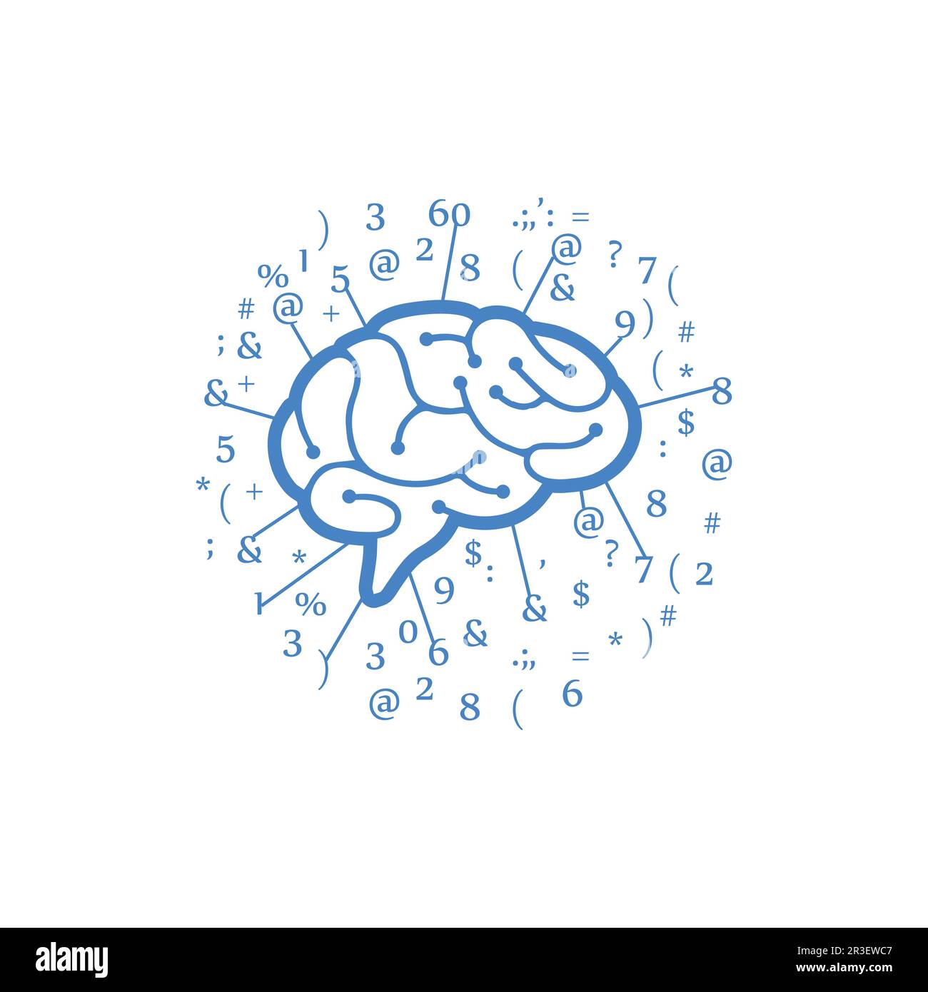 Health Brain vector illustration icon template design Stock Vector ...