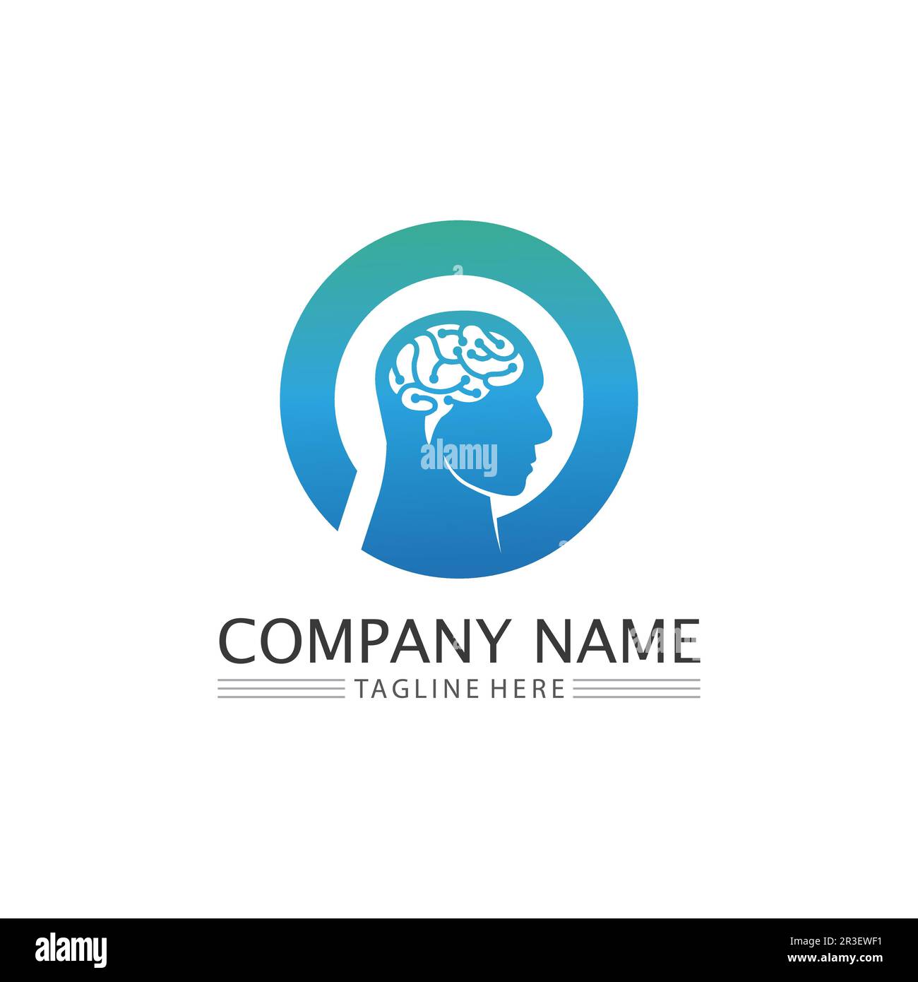 Health Brain vector illustration icon template design Stock Vector ...