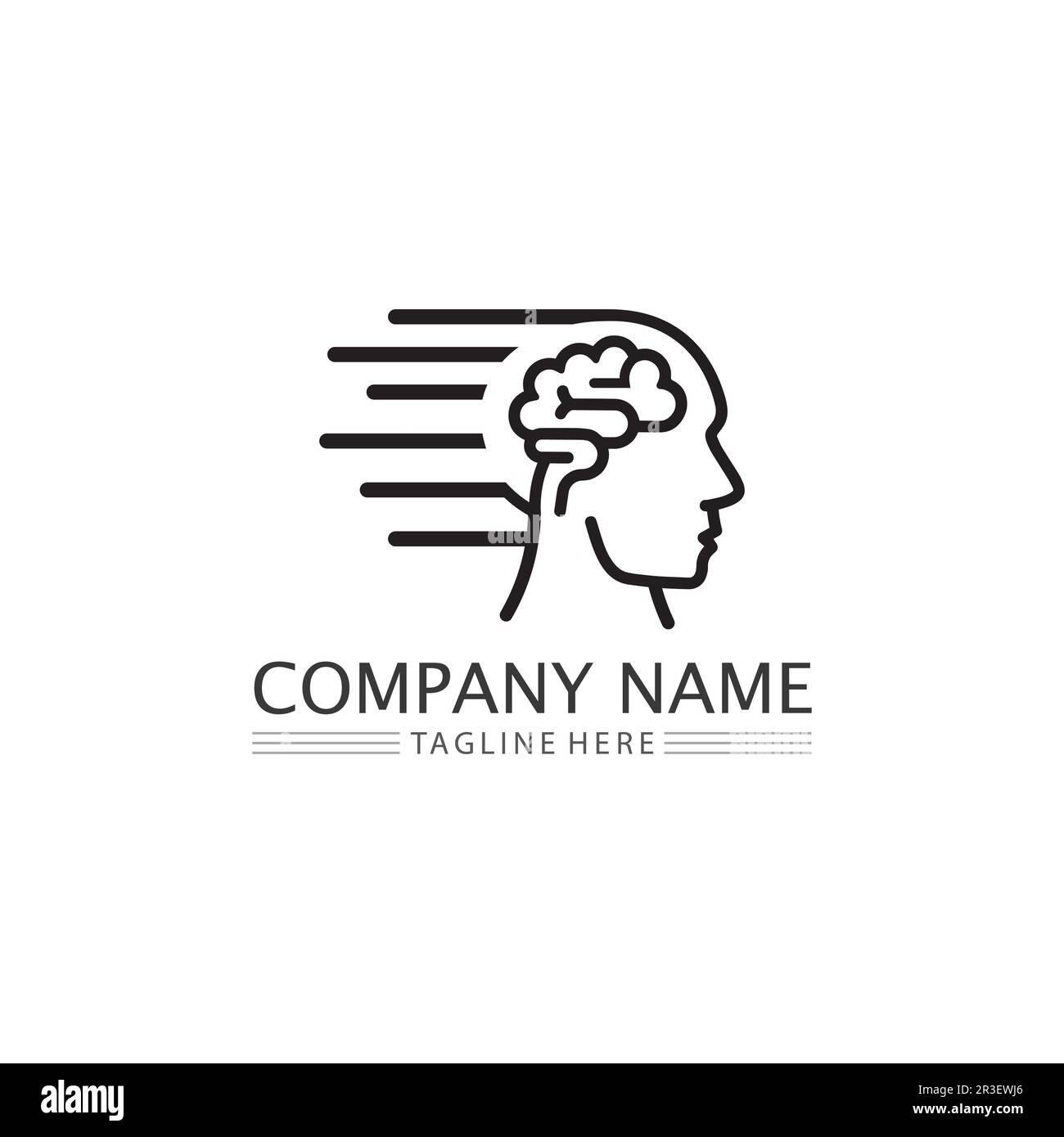 Health Brain vector illustration icon template design Stock Vector ...