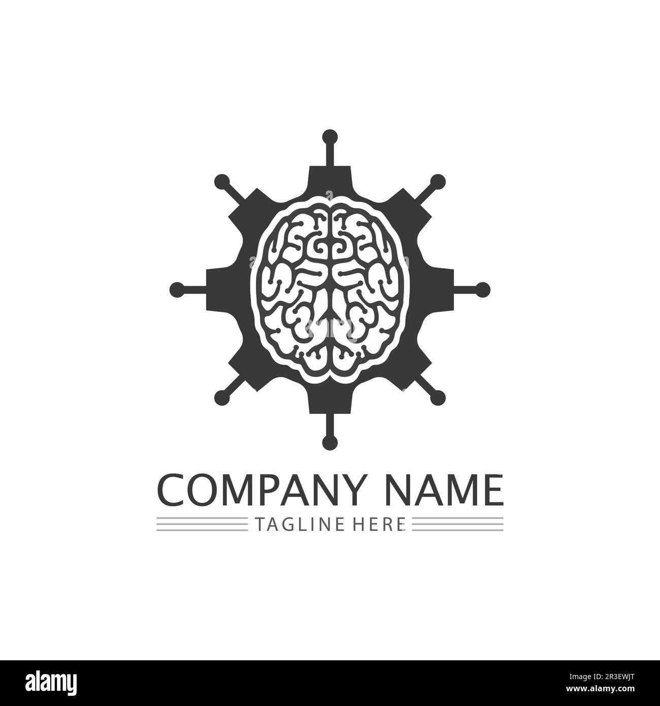 Health Brain vector illustration icon template design Stock Vector ...