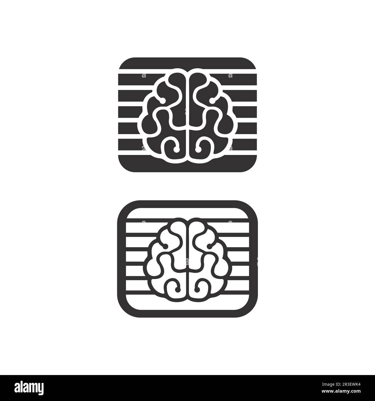 Health Brain vector illustration icon template design Stock Vector ...
