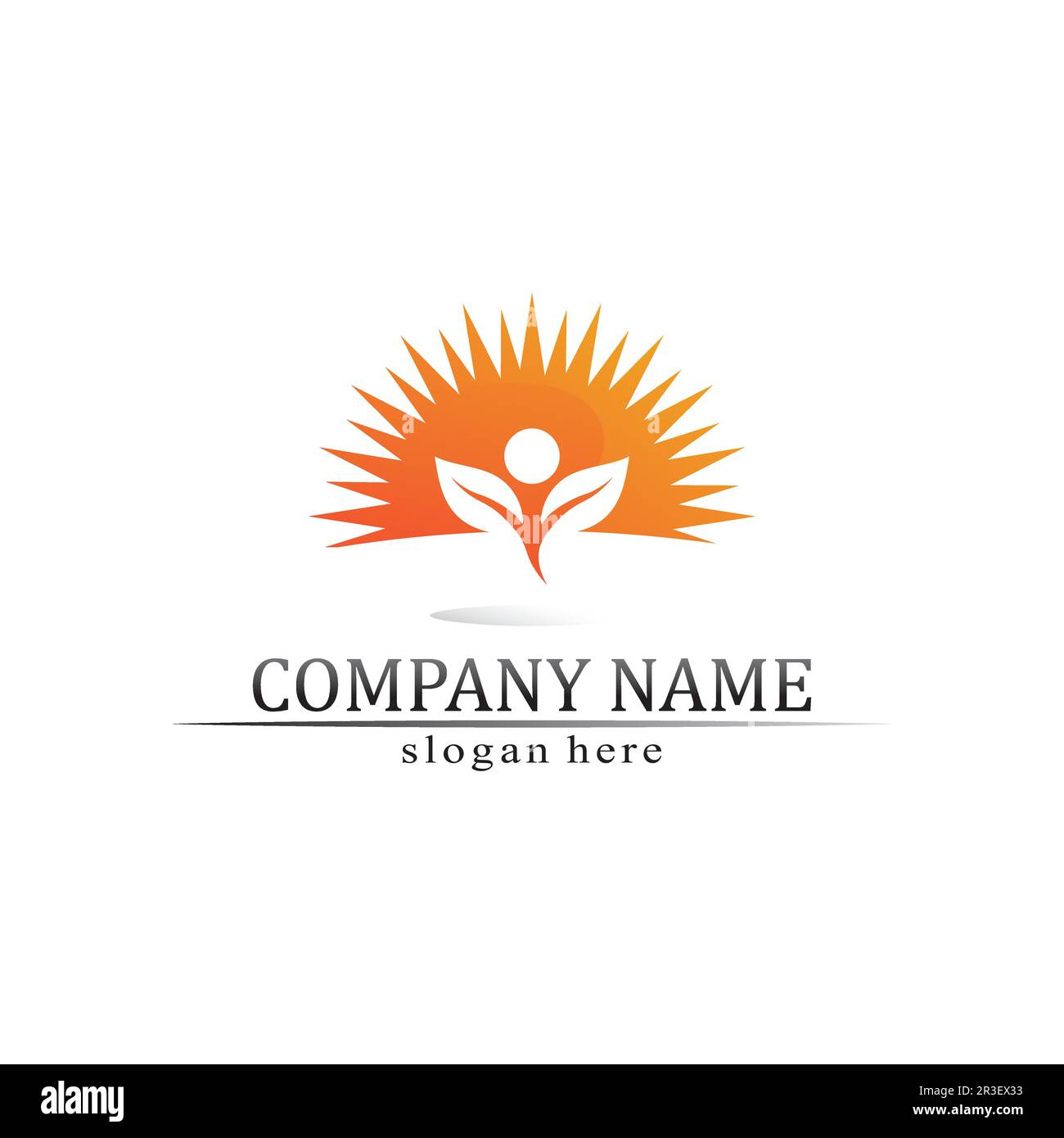 Sun and tree Stock Vector Images - Alamy