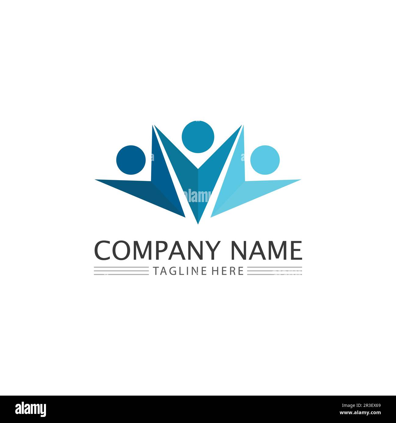 People logo, Team, Succes people work, Group and Community, Group ...