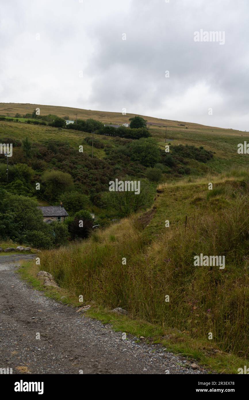 Panoramic view of the village. The picture was taken in Brynamman ...