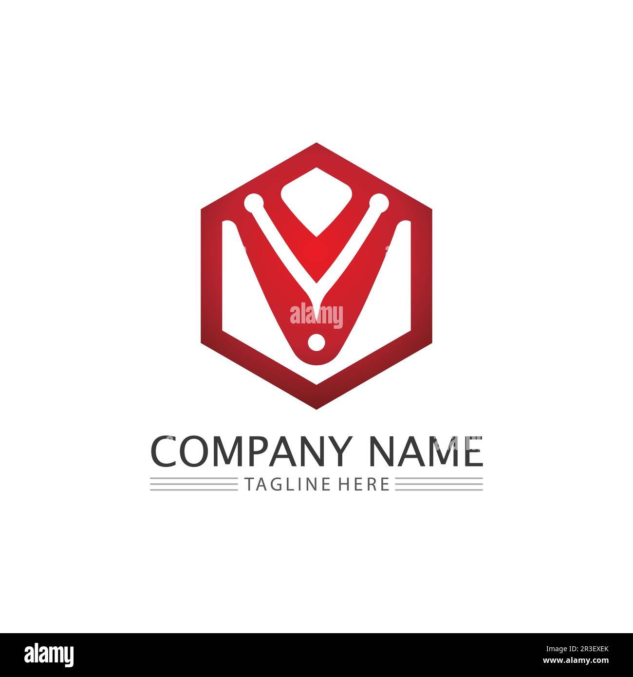V Letter Logo and checklist Template vector icon illustration Stock ...