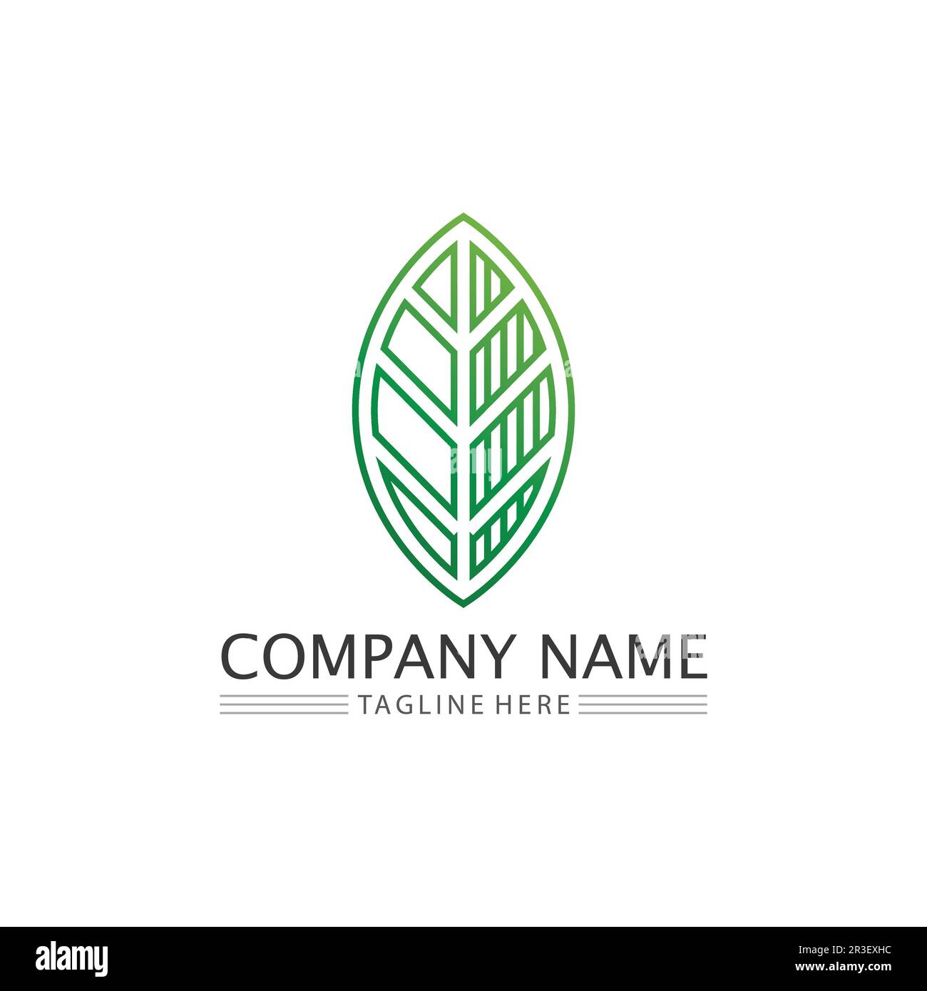 Tree leaf vector and green logo design friendly concept Stock Vector ...