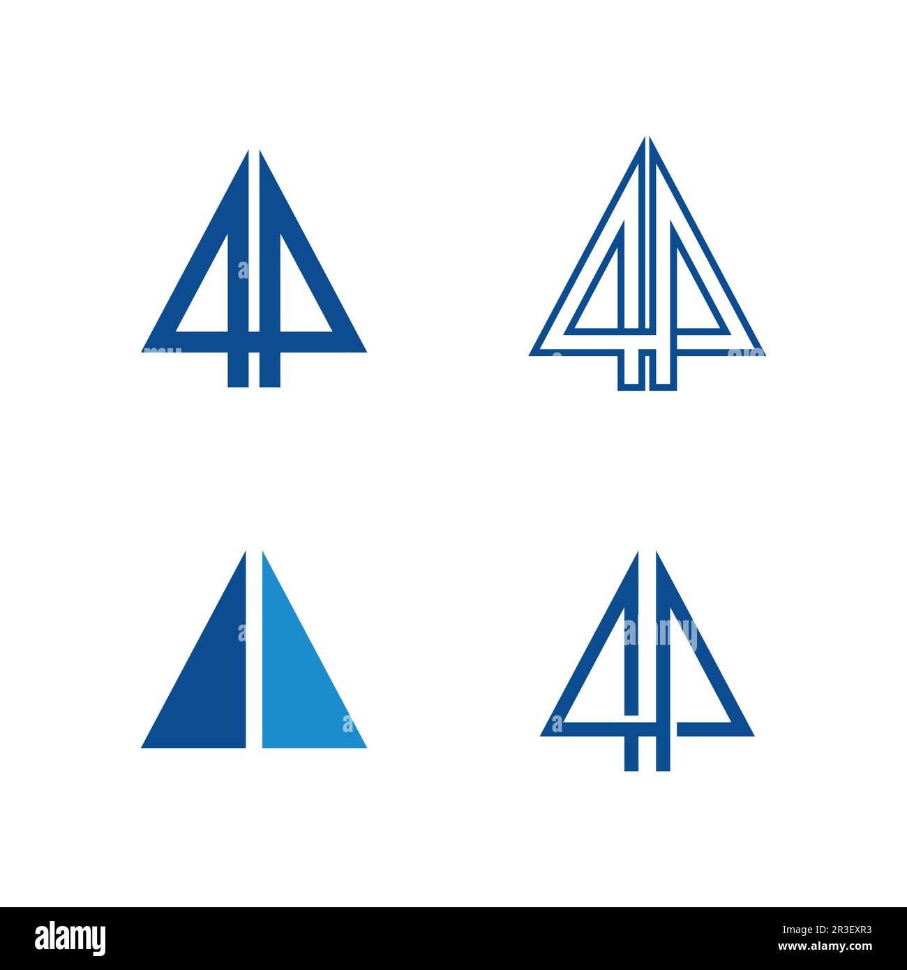 Arrow logo design vector for music, media, play, digital audio and ...