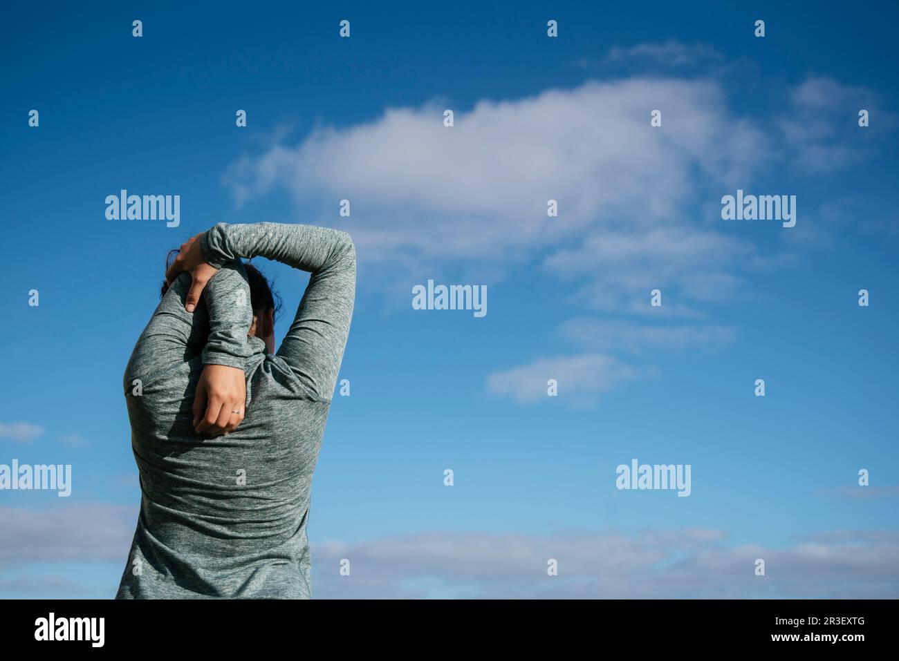 From behind shoulder shoulders hi-res stock photography and images - Alamy
