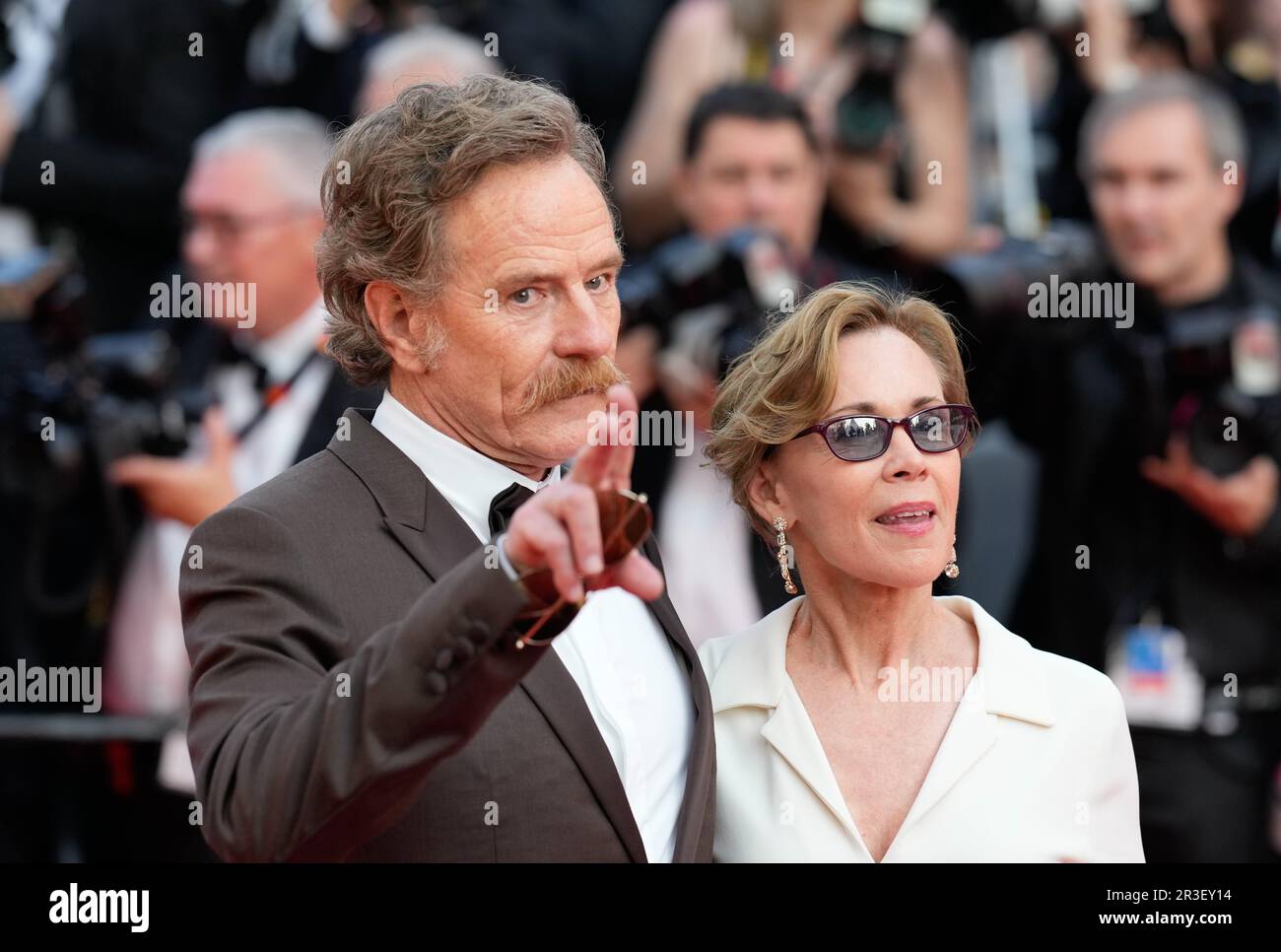 Cannes, Cannes, France. 23rd May, 2023. Actor BRYAN CRANSTON and his ...