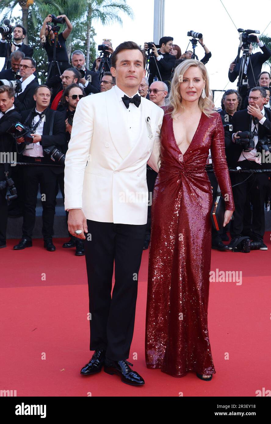 Cannes, France. 23rd May, 2023. Rupert Friend, Aimee Mullins attend the ...