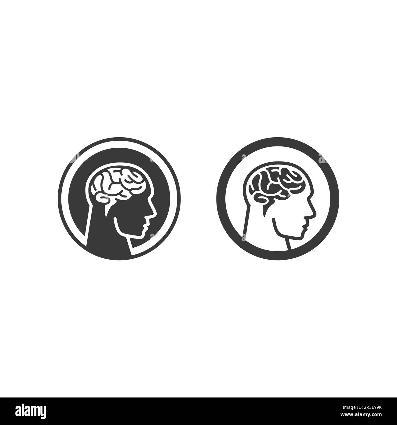 Health Brain vector illustration icon template design Stock Vector ...