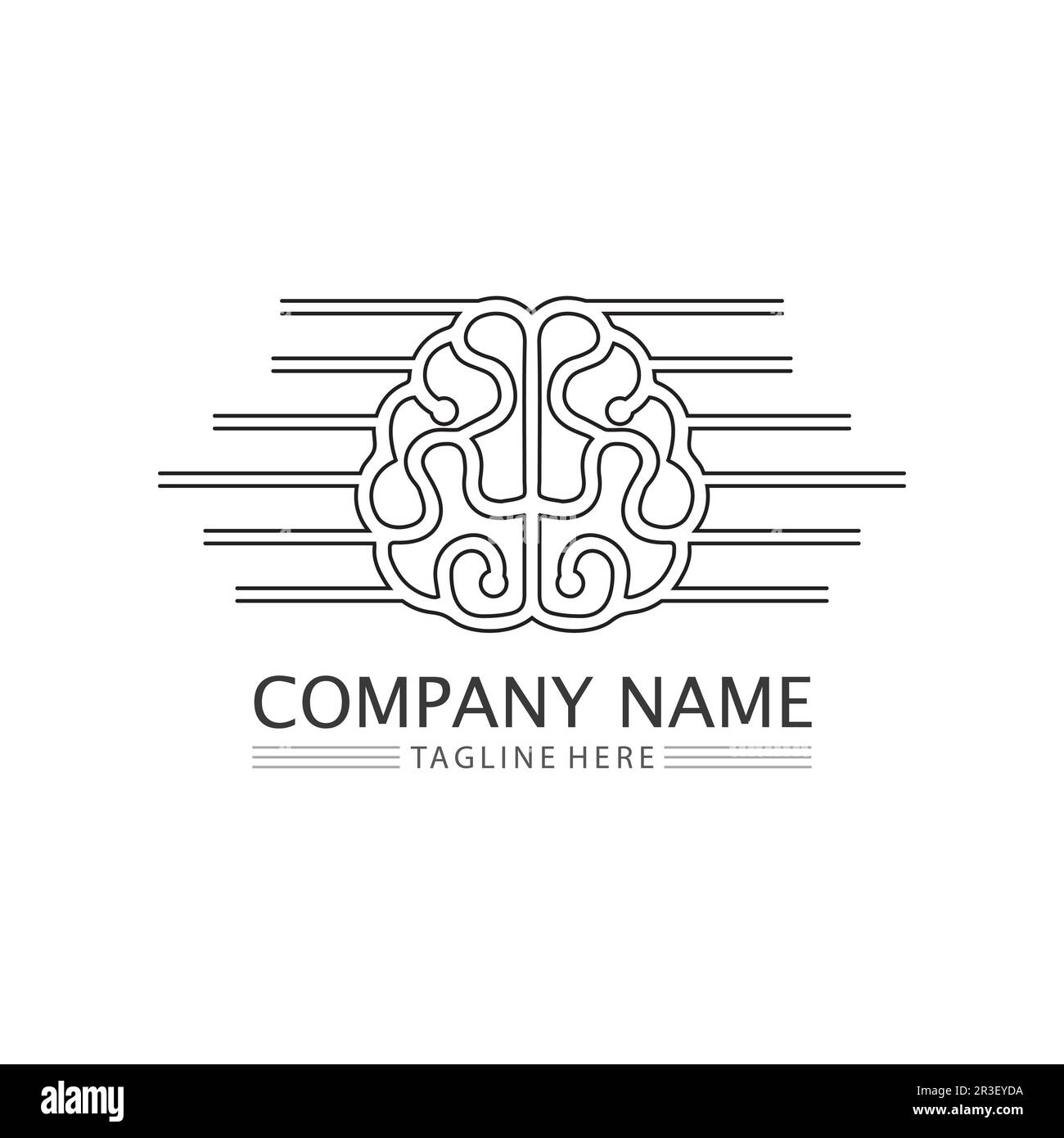 Health Brain vector illustration icon template design Stock Vector ...