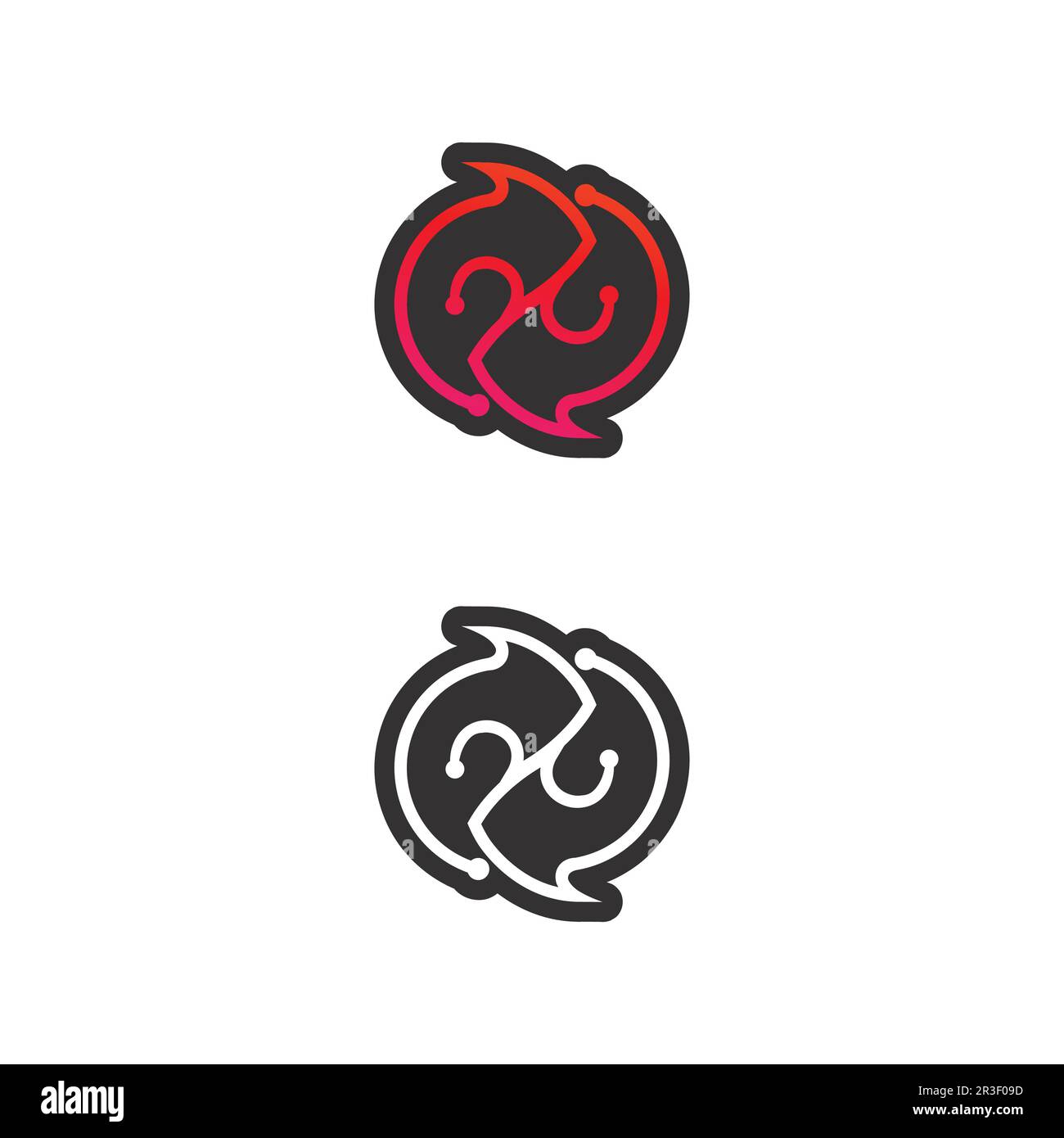 Arrow logo design vector for music, media, play, digital audio and ...