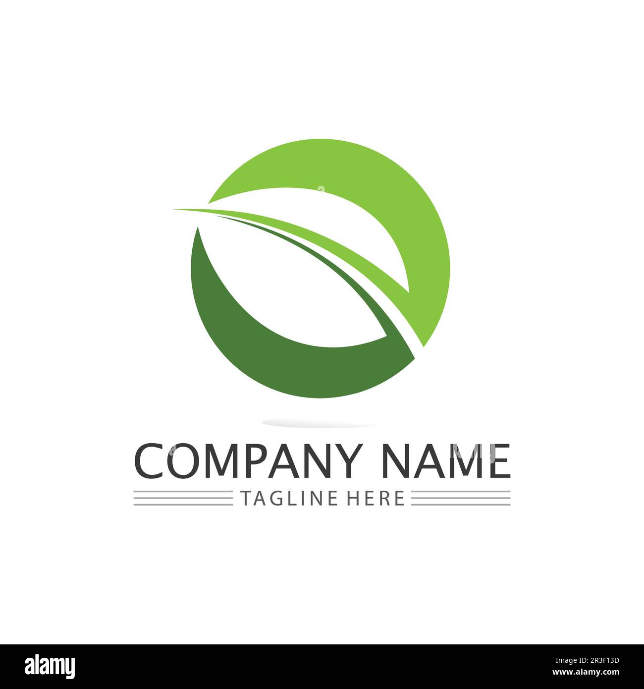 Tree leaf vector and green logo design friendly concept Stock Vector ...