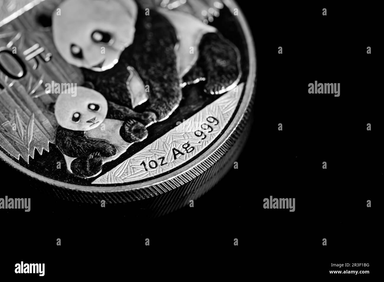 Silver metal bullion Black and White Stock Photos & Images - Alamy