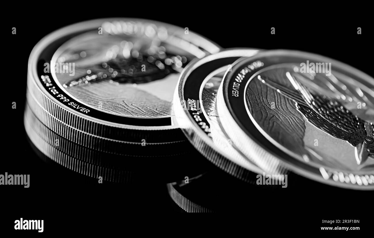 Australian currency background Black and White Stock Photos & Images ...