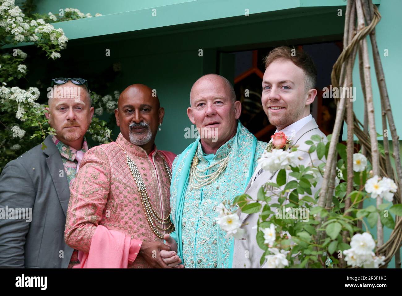 London, UK. 22nd May, 2023. Manoj Malde, Clive Gillmor with their best ...
