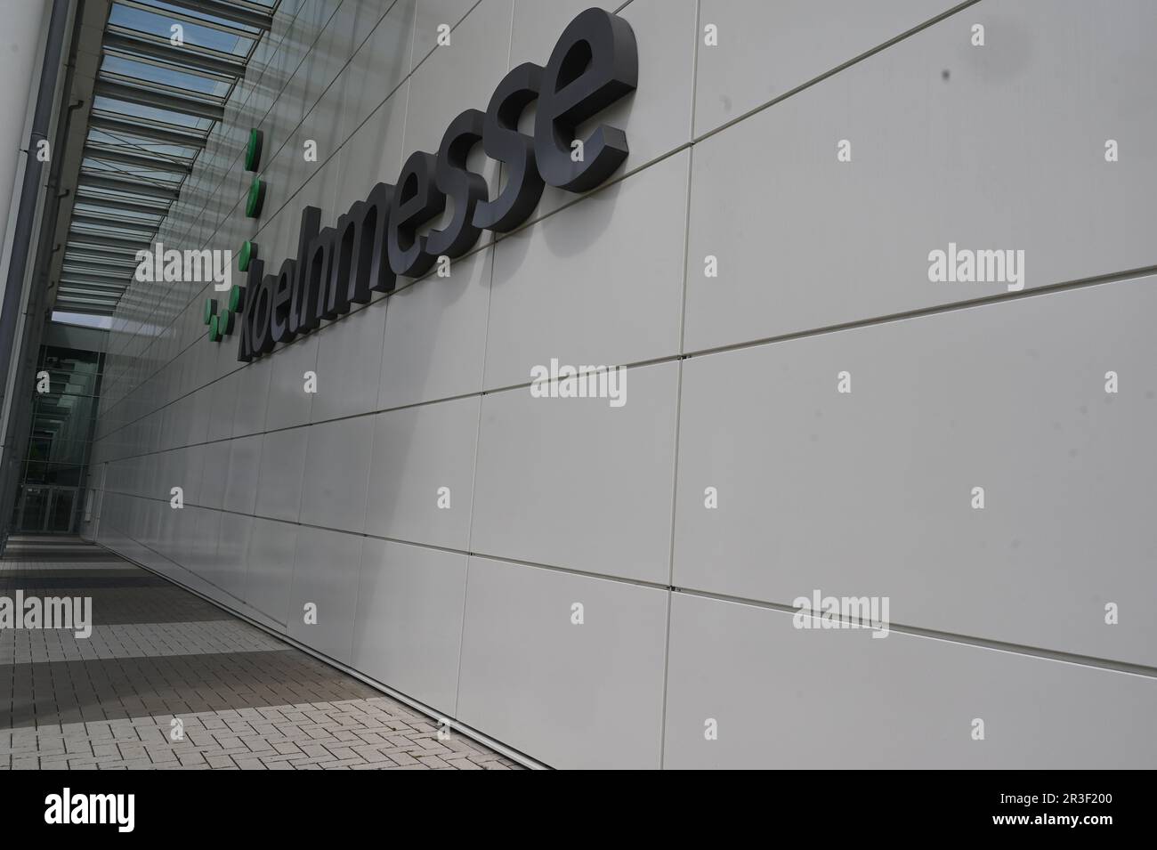 Cologne, Germany. 23rd May, 2023. Koelnmesse lettering and logo Credit ...