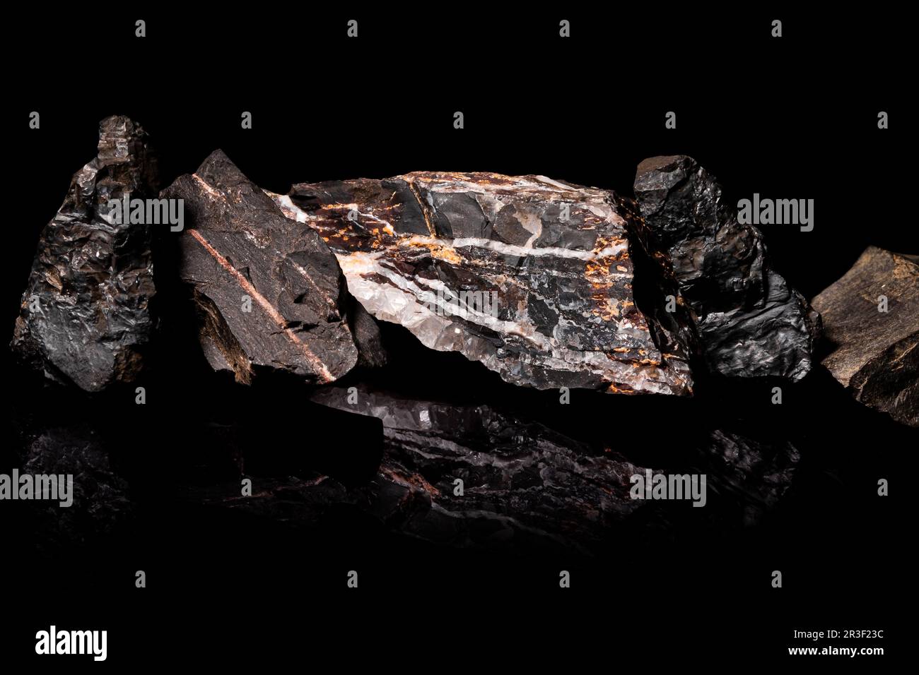Manganese ore rock sample hi-res stock photography and images - Alamy