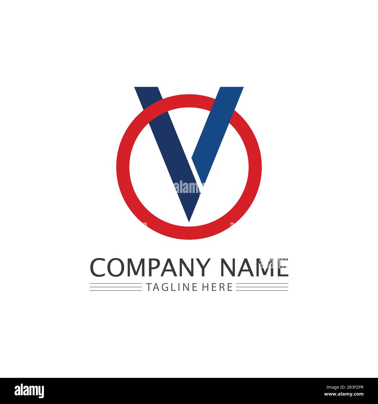 V Letter and checklist Logo Template vector icon illustration Stock ...