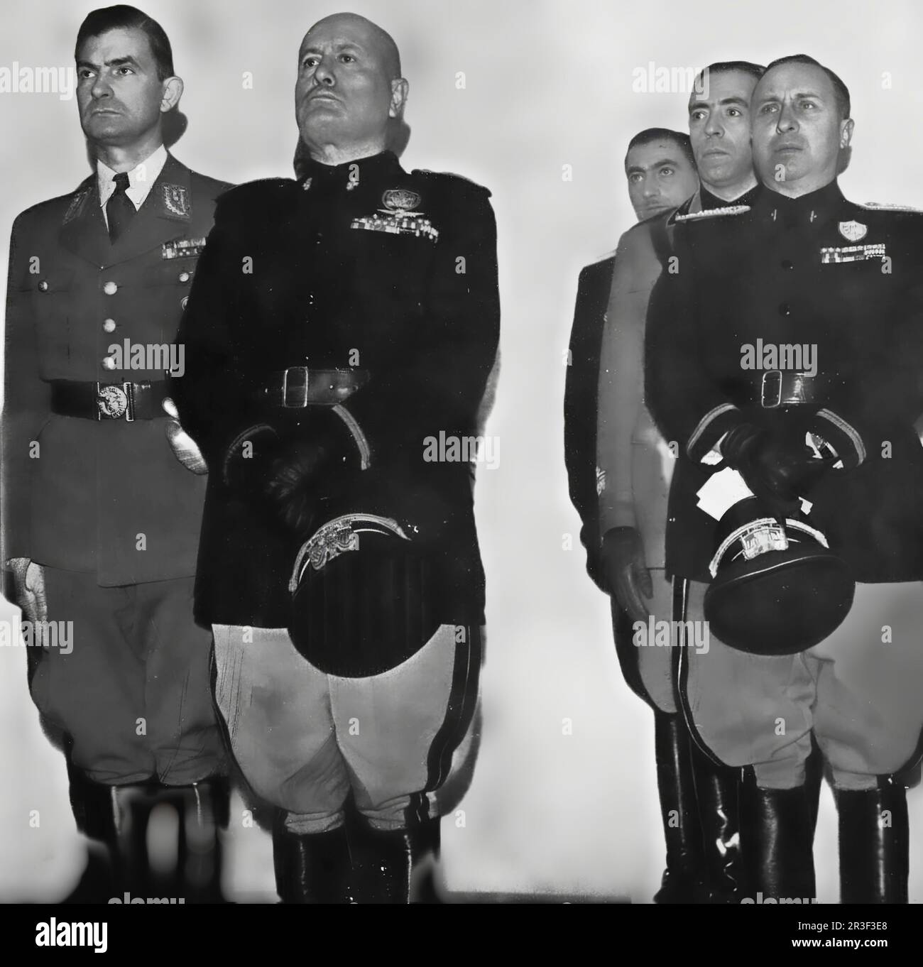 1941, the Fascist dictator Benito Mussolini Italian dictator, and his ...