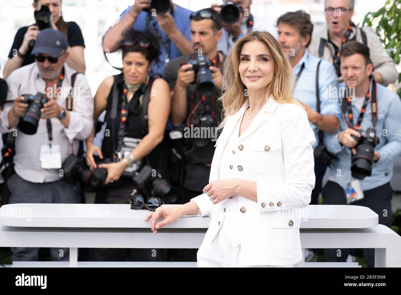 Cannes, France. 23rd May, 2023. Clotilde Courau attends Le Theoreme De ...