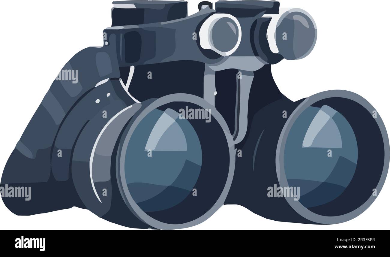 modern binoculars, metal and glass design Stock Vector Image & Art - Alamy