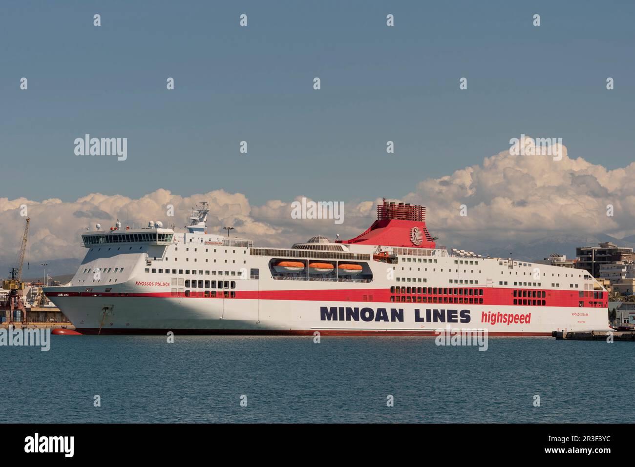 Heraklion, Crete, Greece, Europe. 2023. Inter island ferry for ...