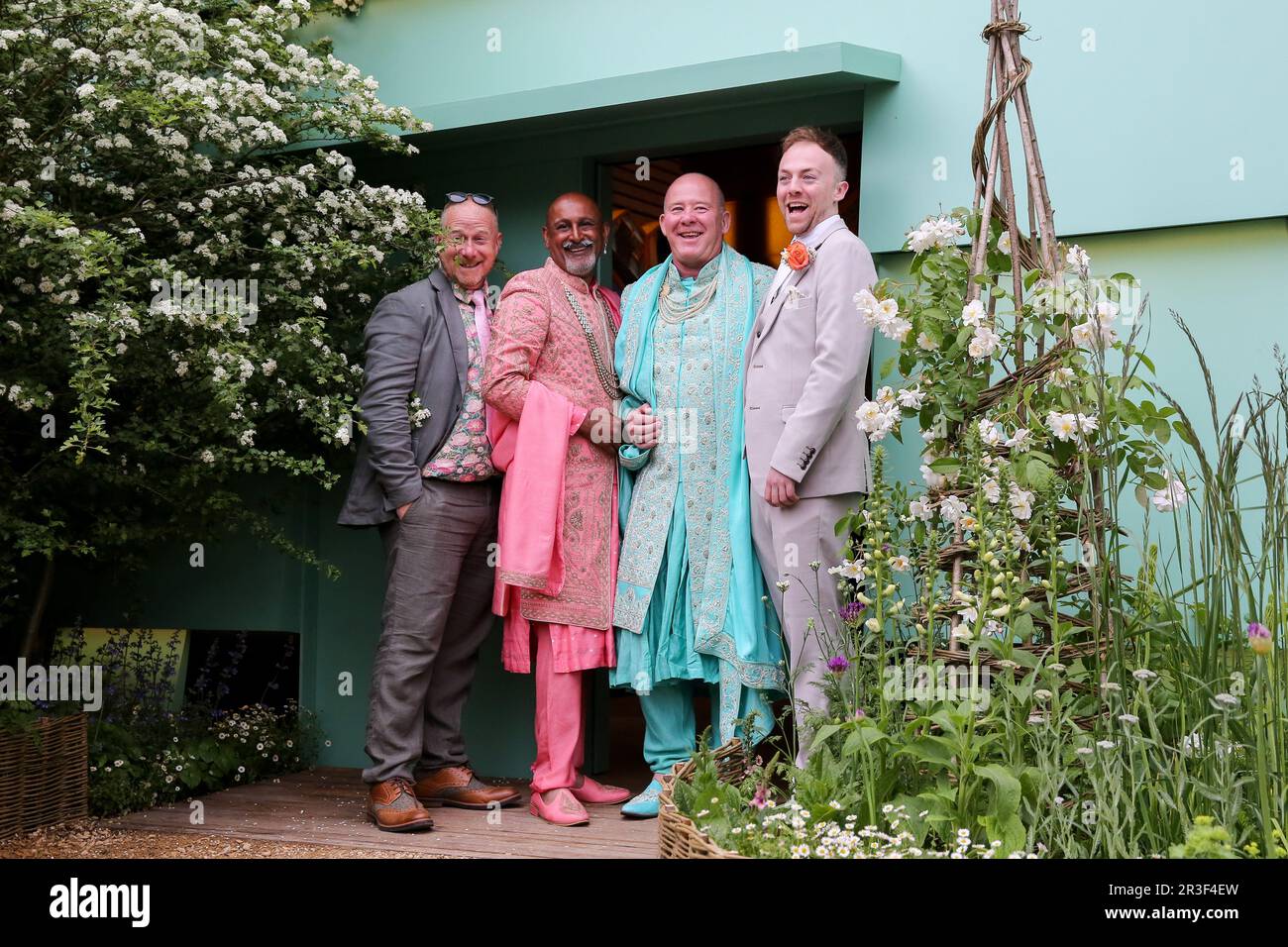 London, UK. 22nd May, 2023. Manoj Malde, Clive Gillmor with their best ...