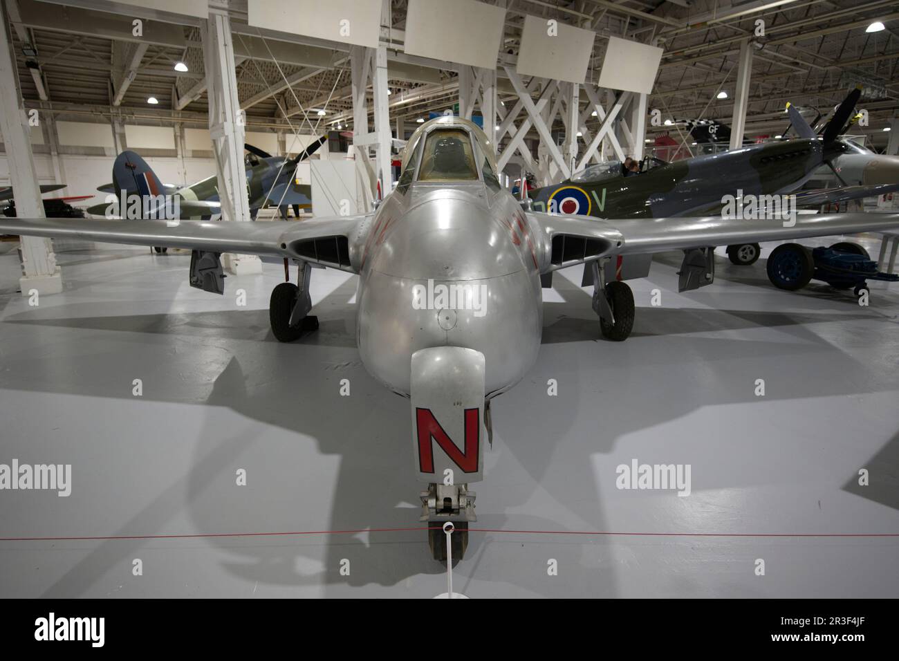 de Havilland Vampire F3 jet fighter Stock Photo - Alamy
