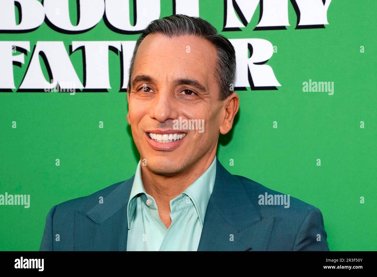 Sebastian Maniscalco attends the "About My Father" premiere at the SVA ...