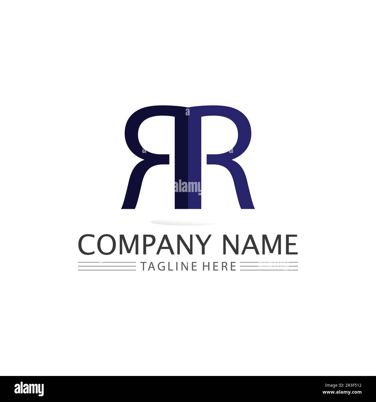 R plus logo vector vectors hi-res stock photography and images - Alamy